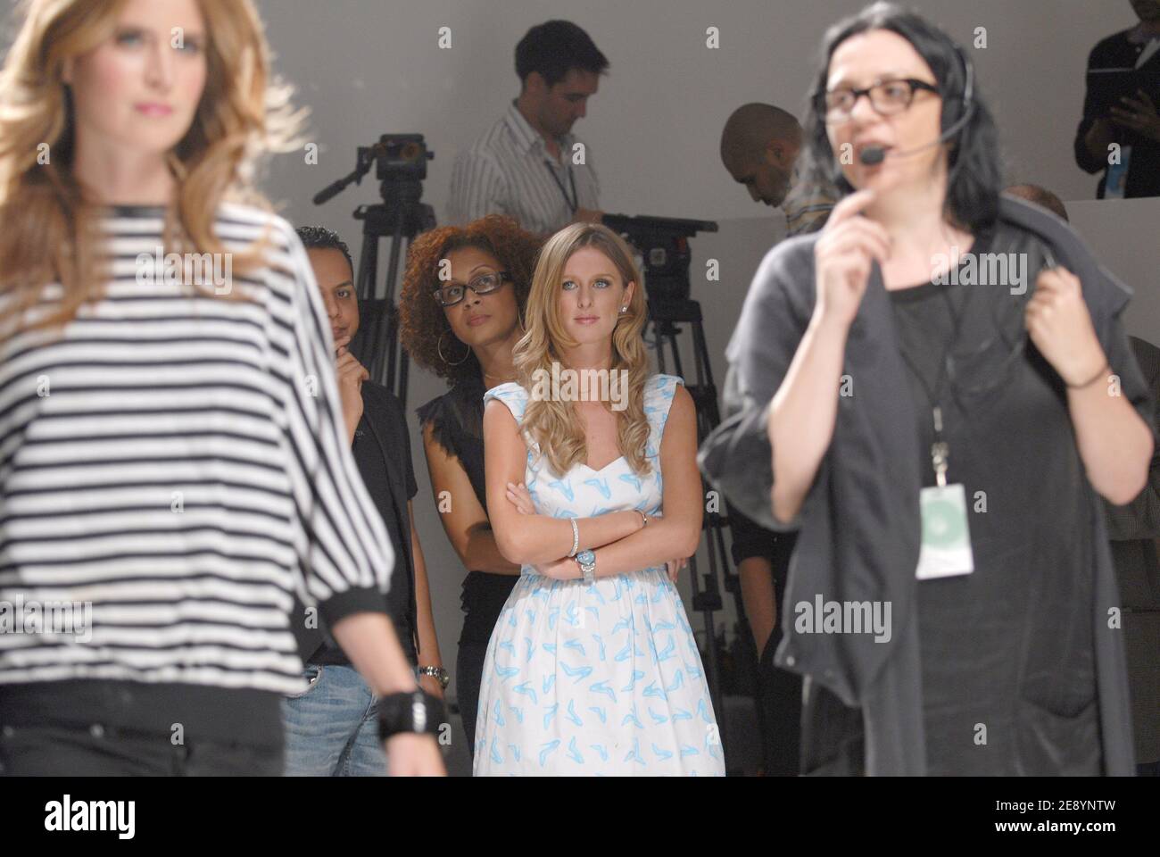 Nicky Hilton is seen backstage during the Chick by Nicky Hilton Spring ...