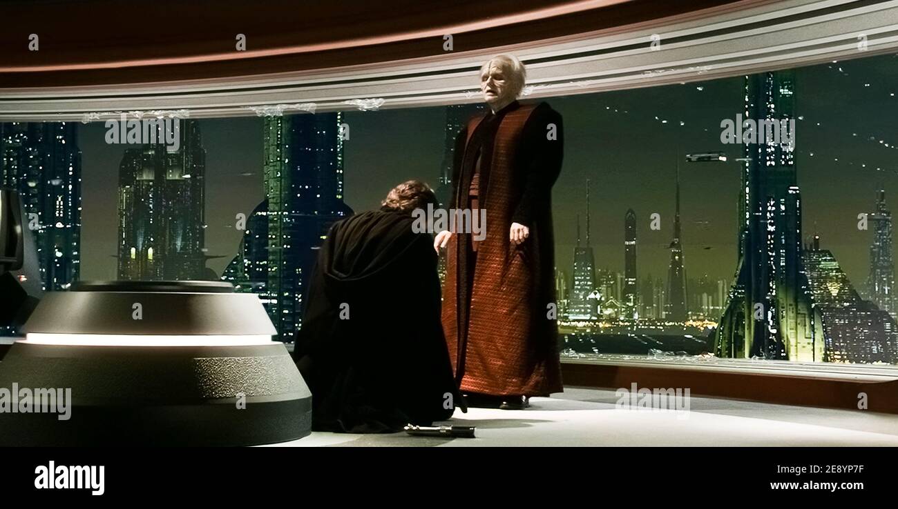 USA. Ian McDiarmid as Supreme Chancellor Palpatine and Hayden ...