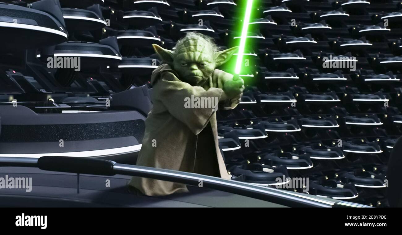 USA. Yoda in a scene from the (C)Twentieth Century Fox movie: Star Wars ...