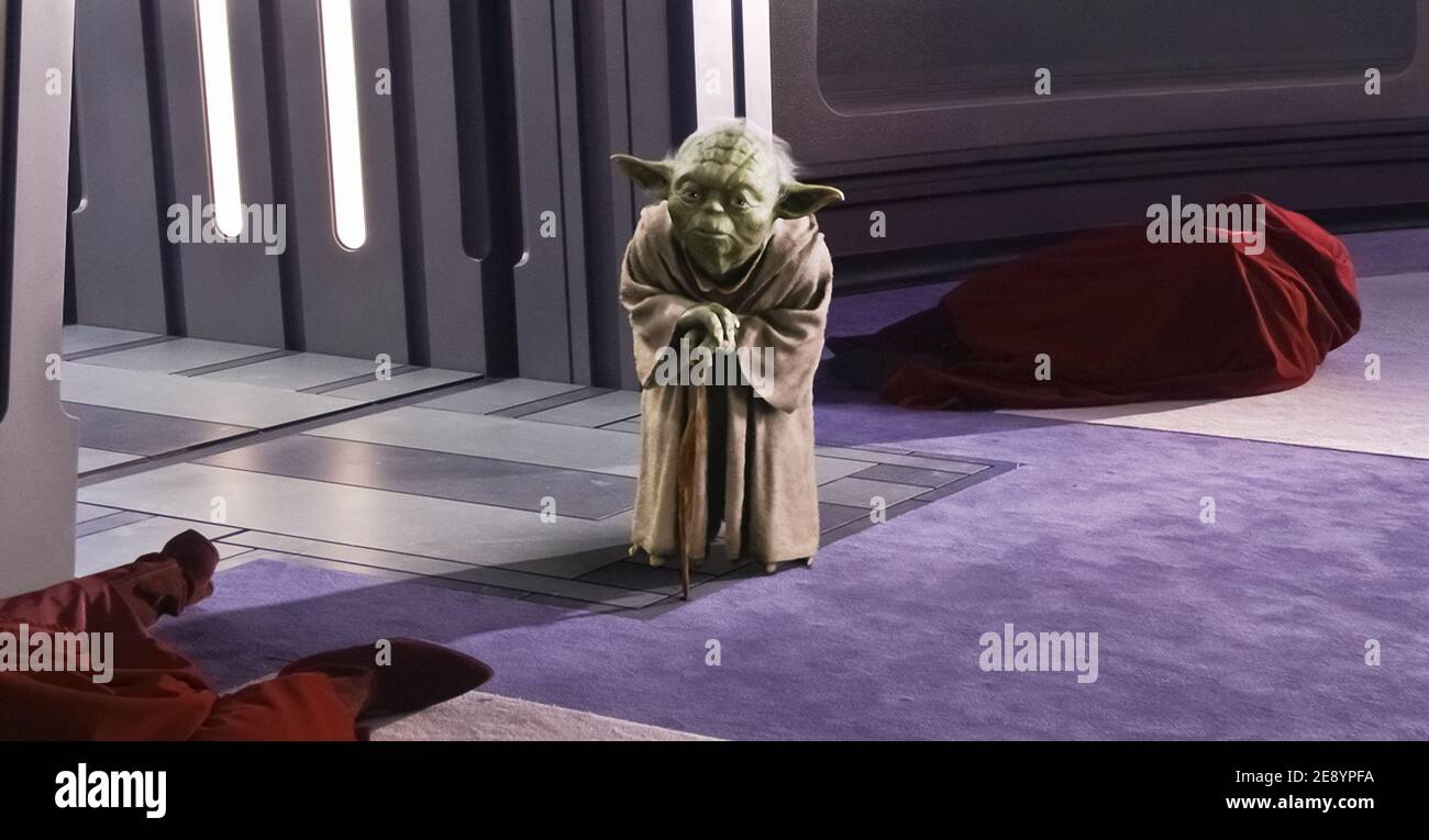 USA. Yoda in a scene from the (C)Twentieth Century Fox movie: Star Wars ...
