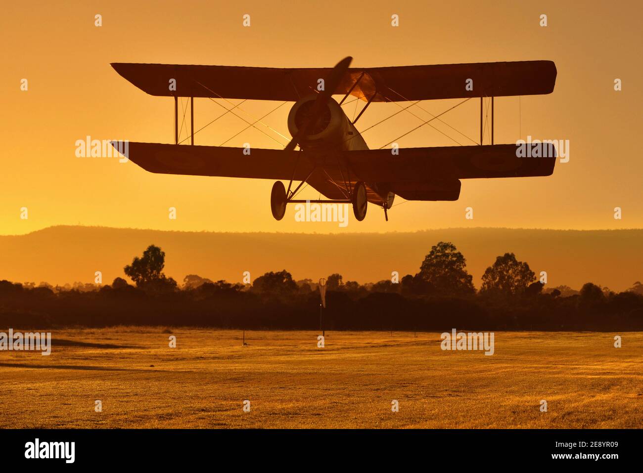 A restored First World War Sopwith Pup biplane fighter. This is based ...