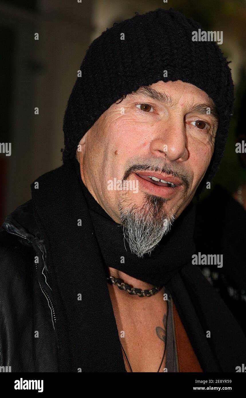 EXCLUSIVE. Singer Florent Pagny leaves the taping of French TV program ...
