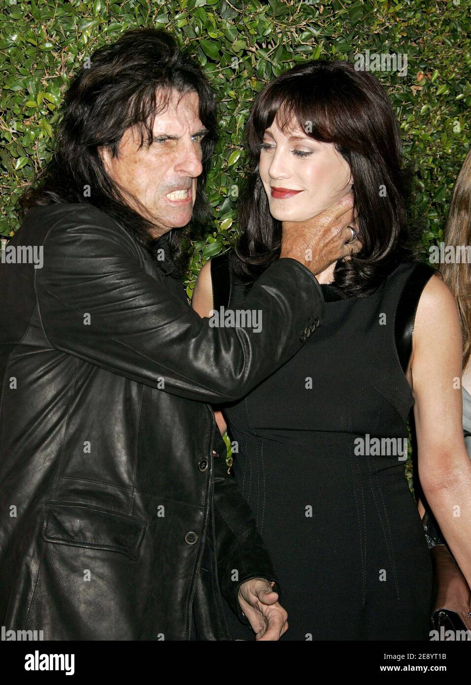 Alice cooper and his wife sheryl hi-res stock photography and images ...