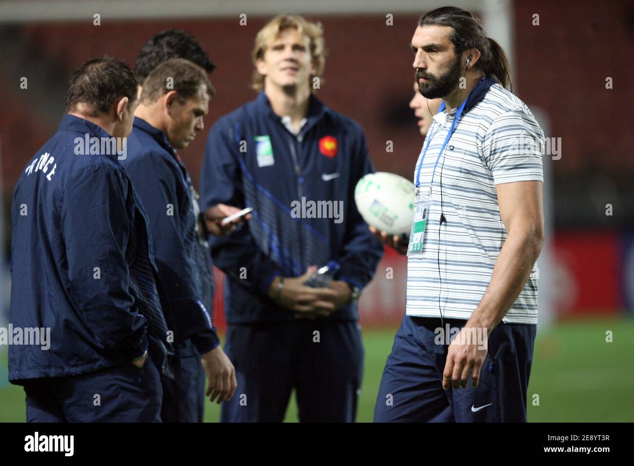 France's Sebastien Chabal before the IRB Rugby World Cup Bronze Medal ...