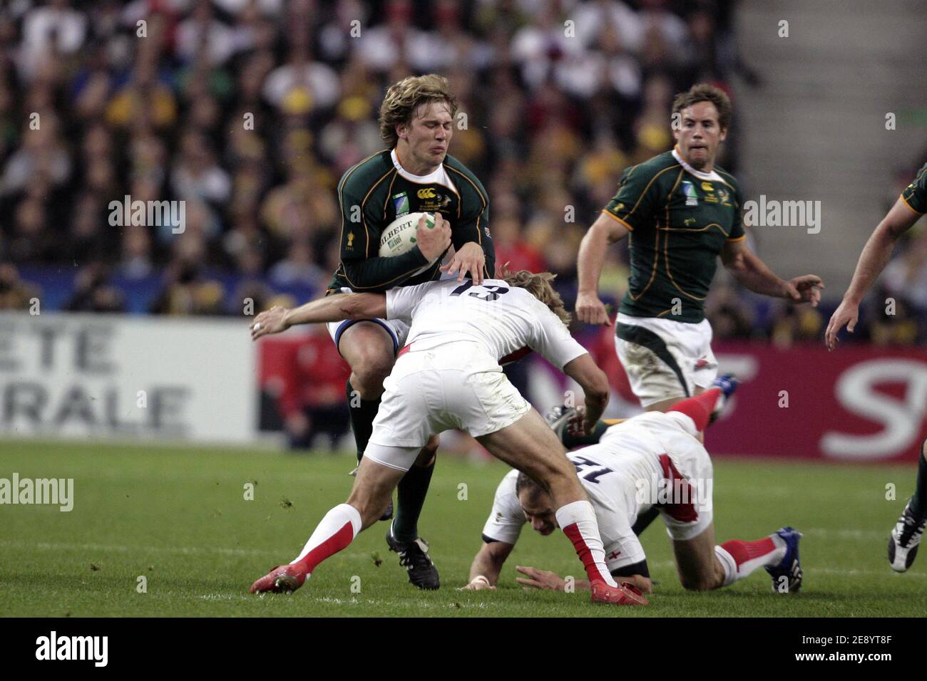 Rugby world cup 2007 final steyn hi-res stock photography and images ...