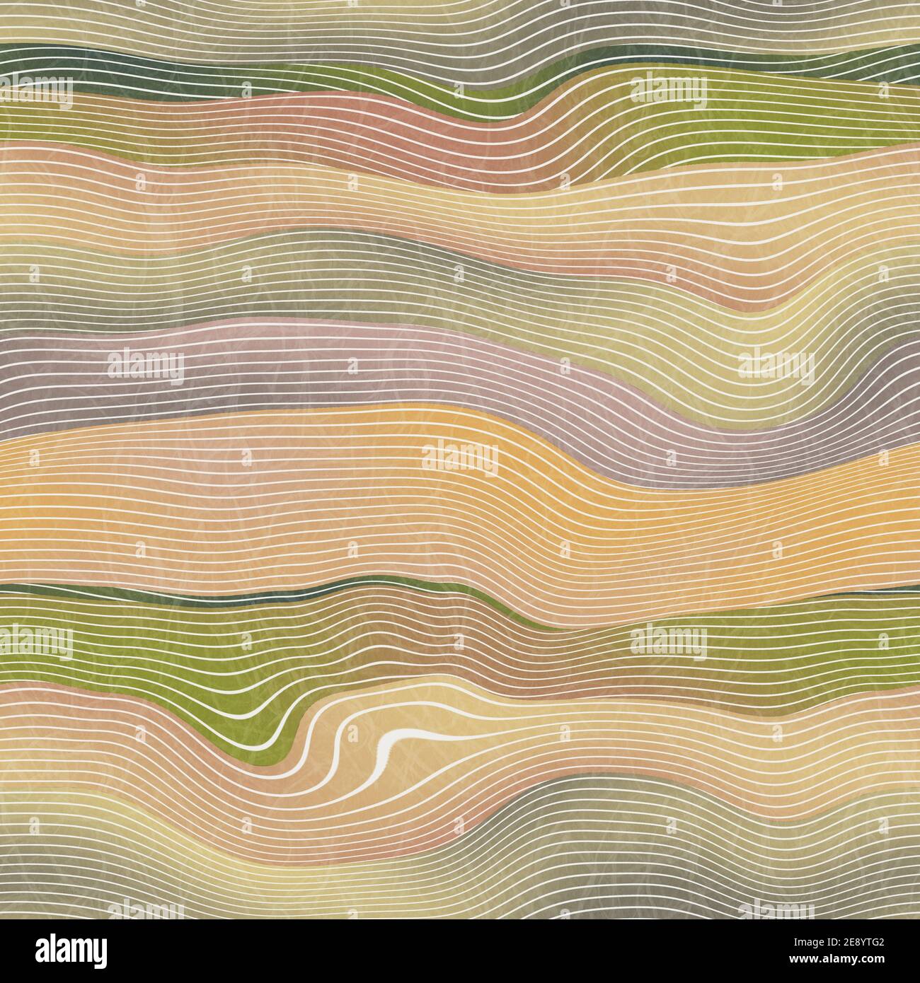 Seamless natural landscape hill pattern for print Stock Photo - Alamy