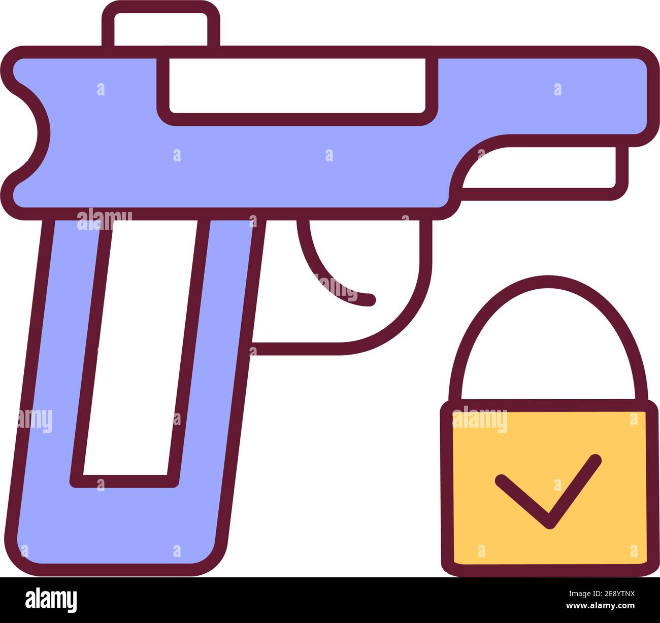 Firearm sidearm Stock Vector Images - Alamy