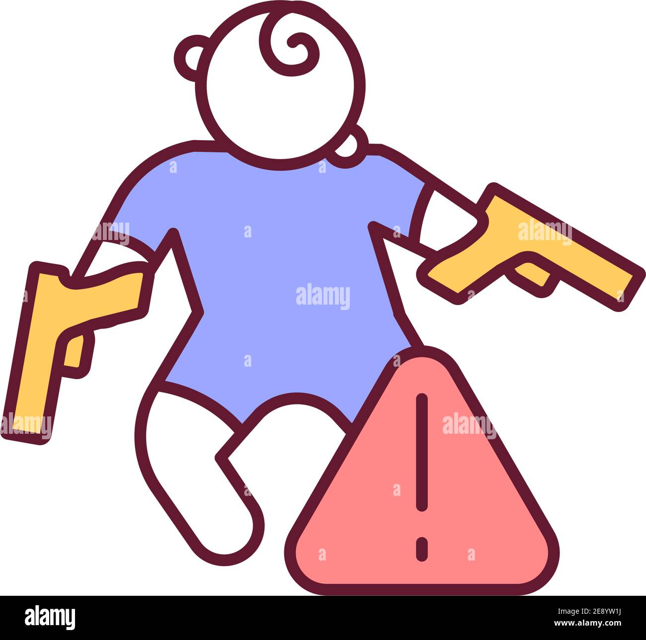 Accidental injury child Stock Vector Images - Alamy