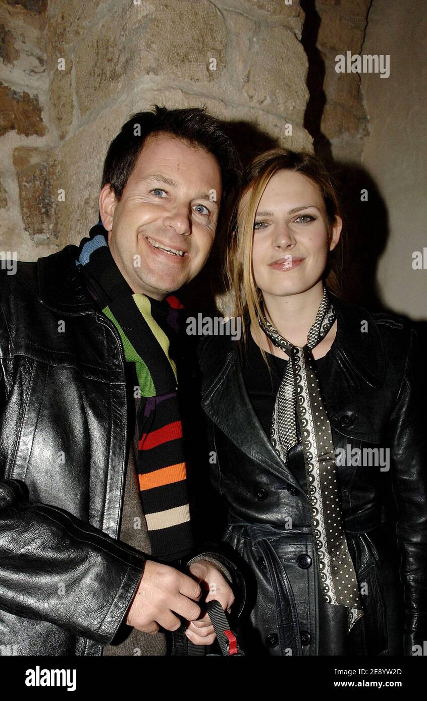 Dan Bolender and Elodie Frege attend the Alain Bouzigues' show ...