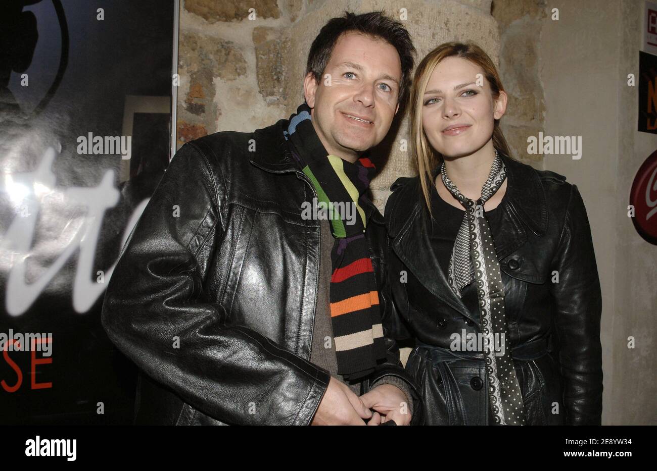 Dan Bolender and Elodie Frege attend the Alain Bouzigues' show ...