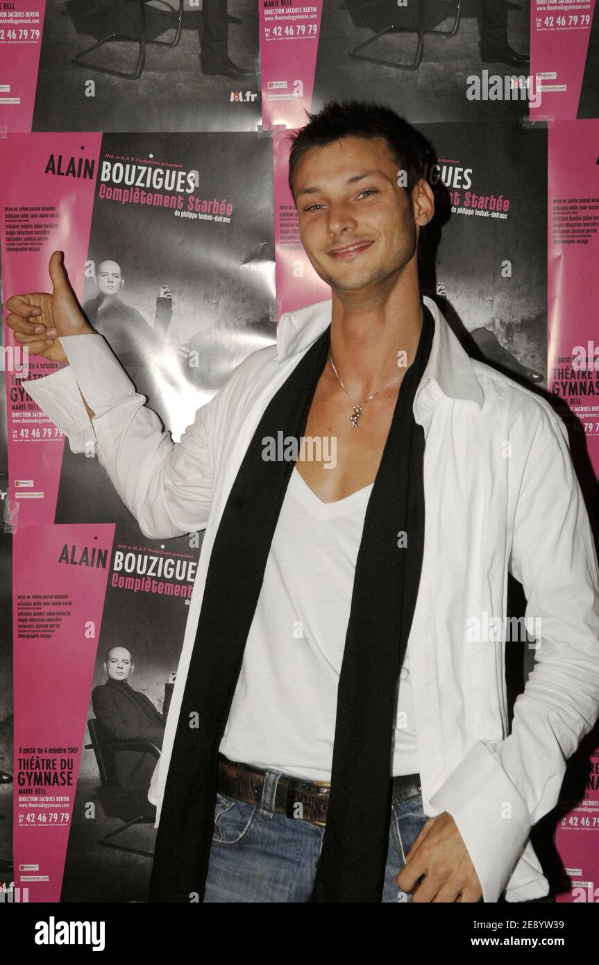 French Reality TV contestant Benjamin Bove attends the Alain Bouzigues ...