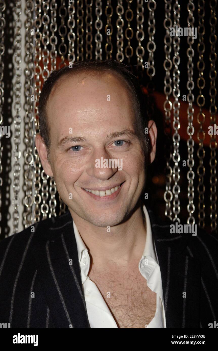 Alain Bouzigues poses after his show 'Completement Starbee' held at the ...