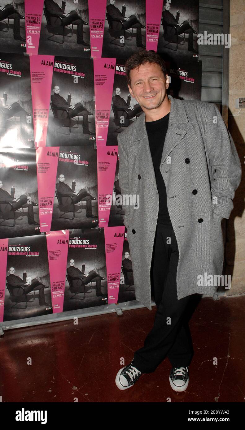 French humorist Patrick Adler attends the Alain Bouzigues' show ...
