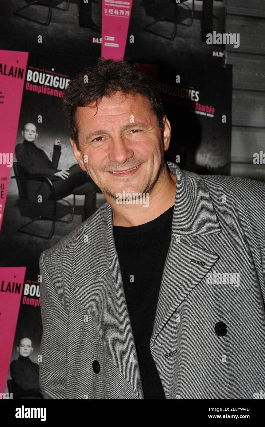 French humorist Patrick Adler attends the Alain Bouzigues' show ...