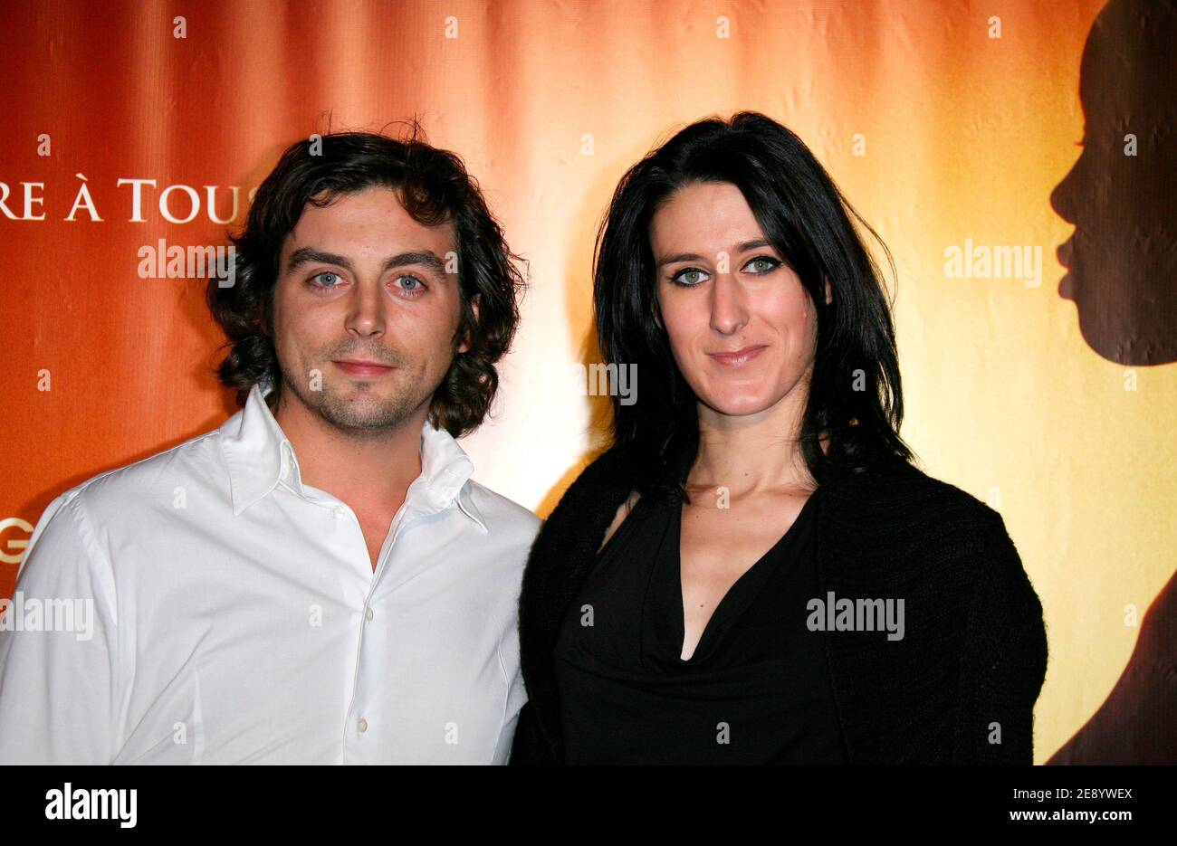 Cast members Sandy et Frederic attend the Premiere of Le Premier Cri ...