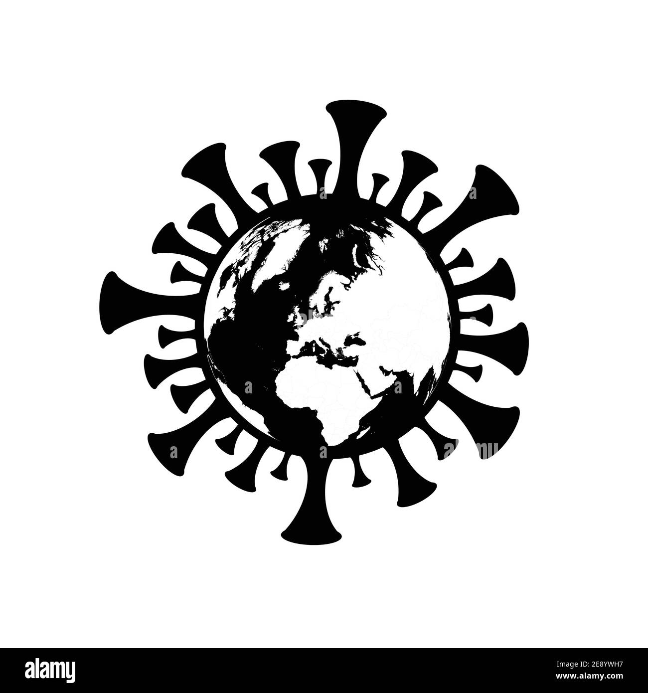 Medical mask world Black and White Stock Photos & Images - Alamy