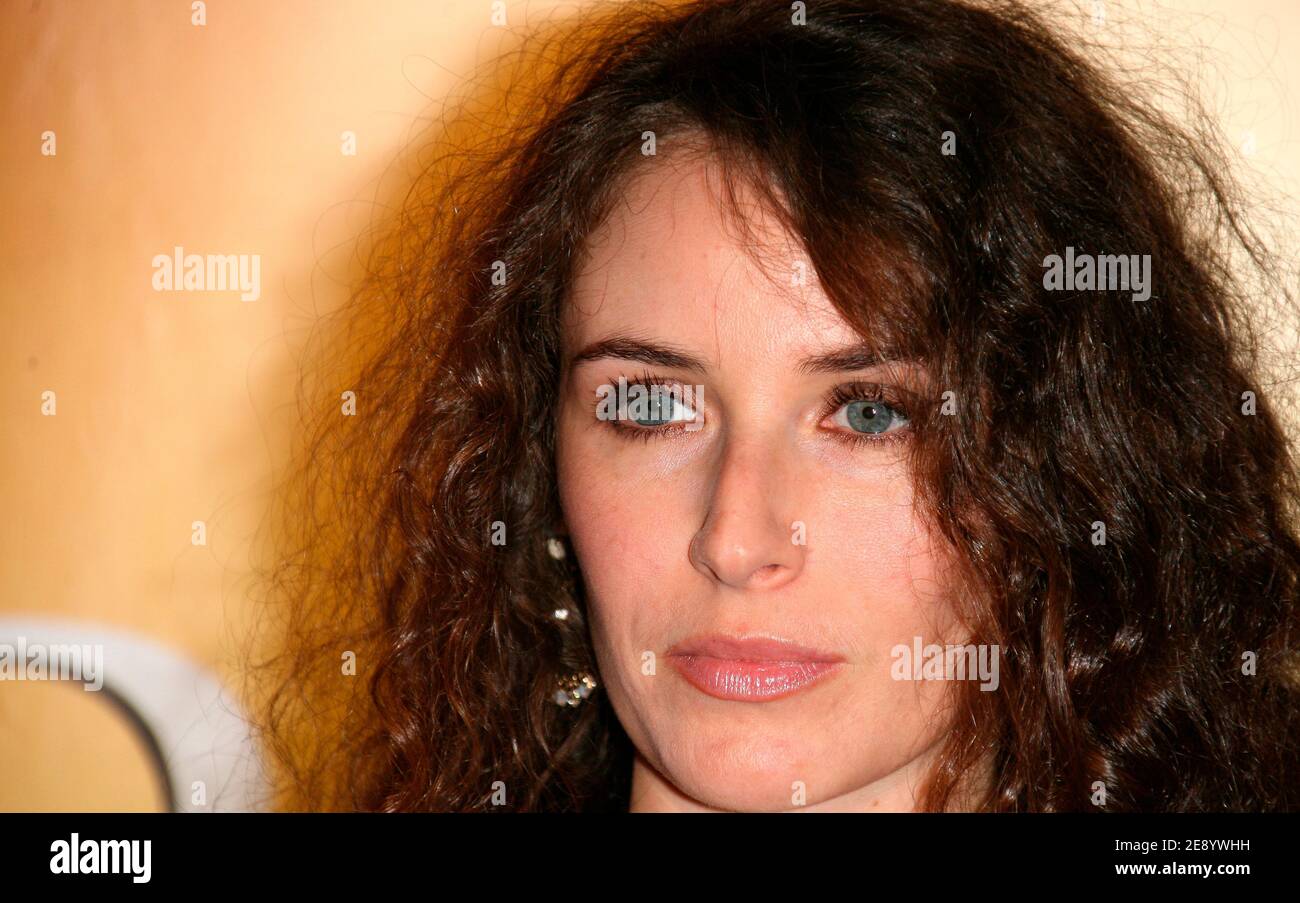 Singer and Actress Elsa Lunghini attends the Premiere of Le Premier Cri ...