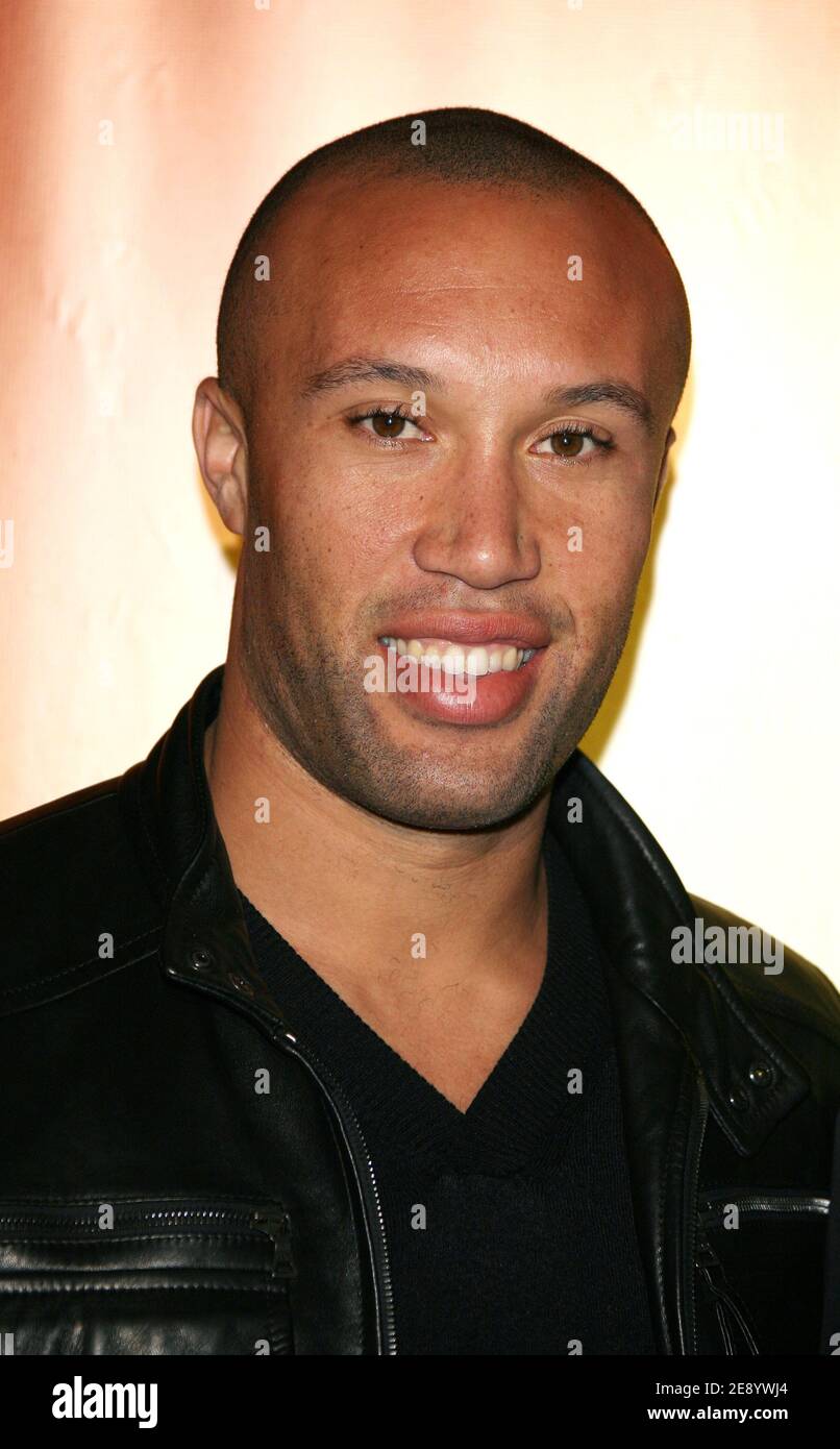 Footballer Michael Sylvestre attends the Premiere of Le Premier Cri ...