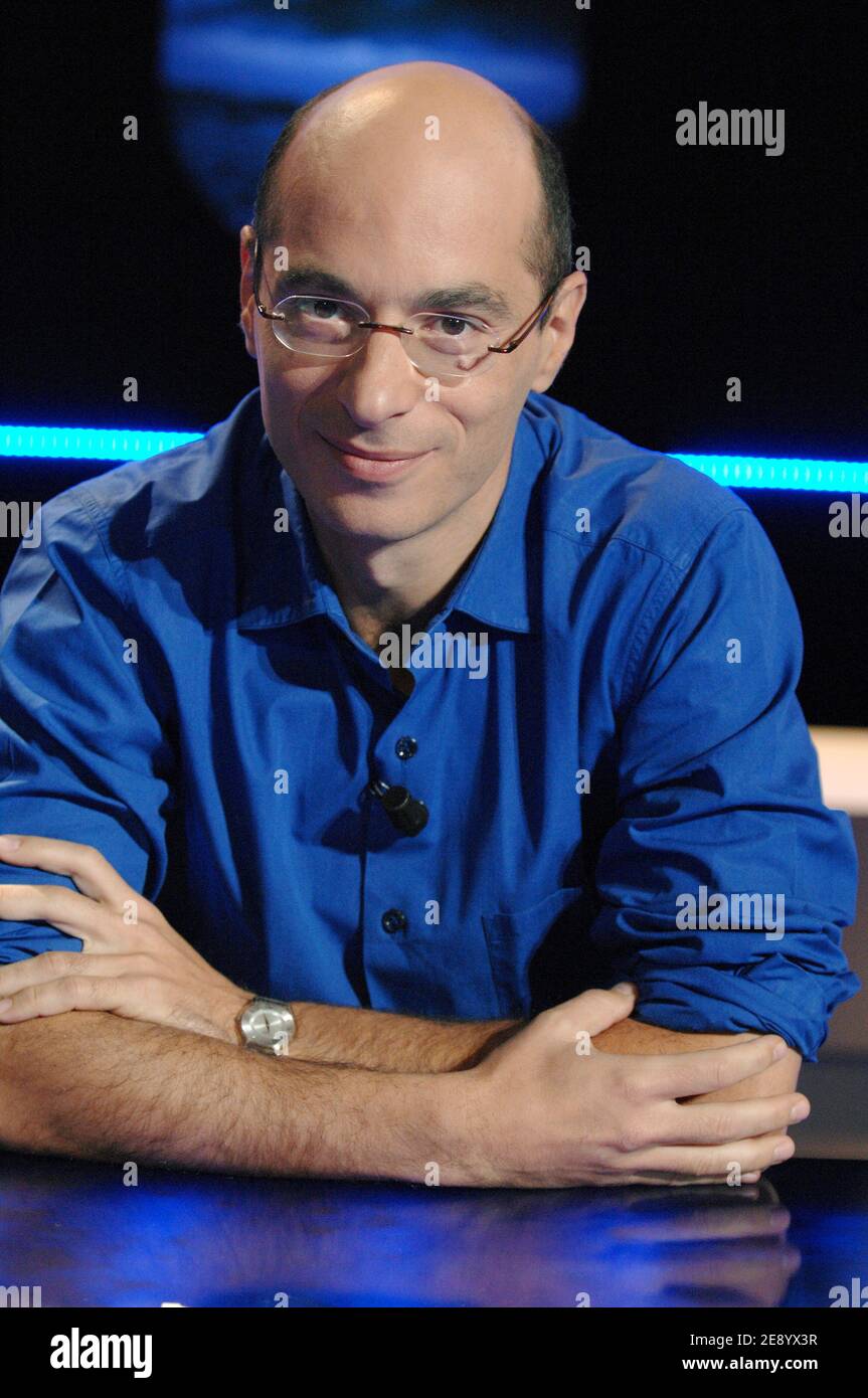 Author Bernard Werber promotes his book 'Le Mystere des Dieux' during ...