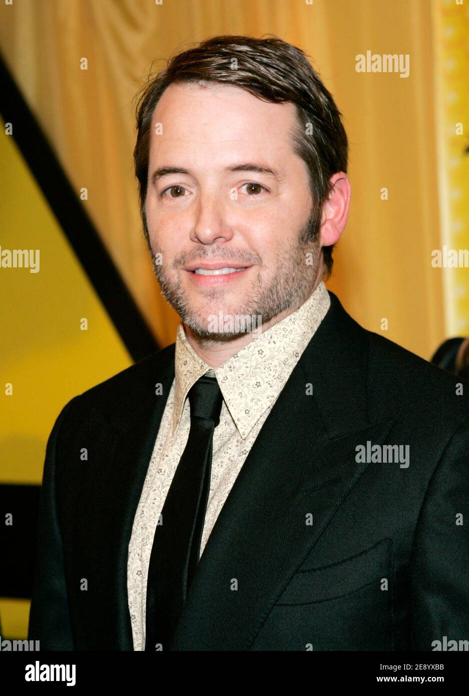 Actor Matthew Broderick poses at the 'Black and Yellow Bee Movie ...