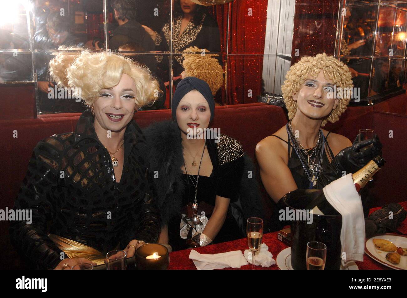 Atmosphere during the re-opening party for 'Madame Arthur' Cabaret in ...