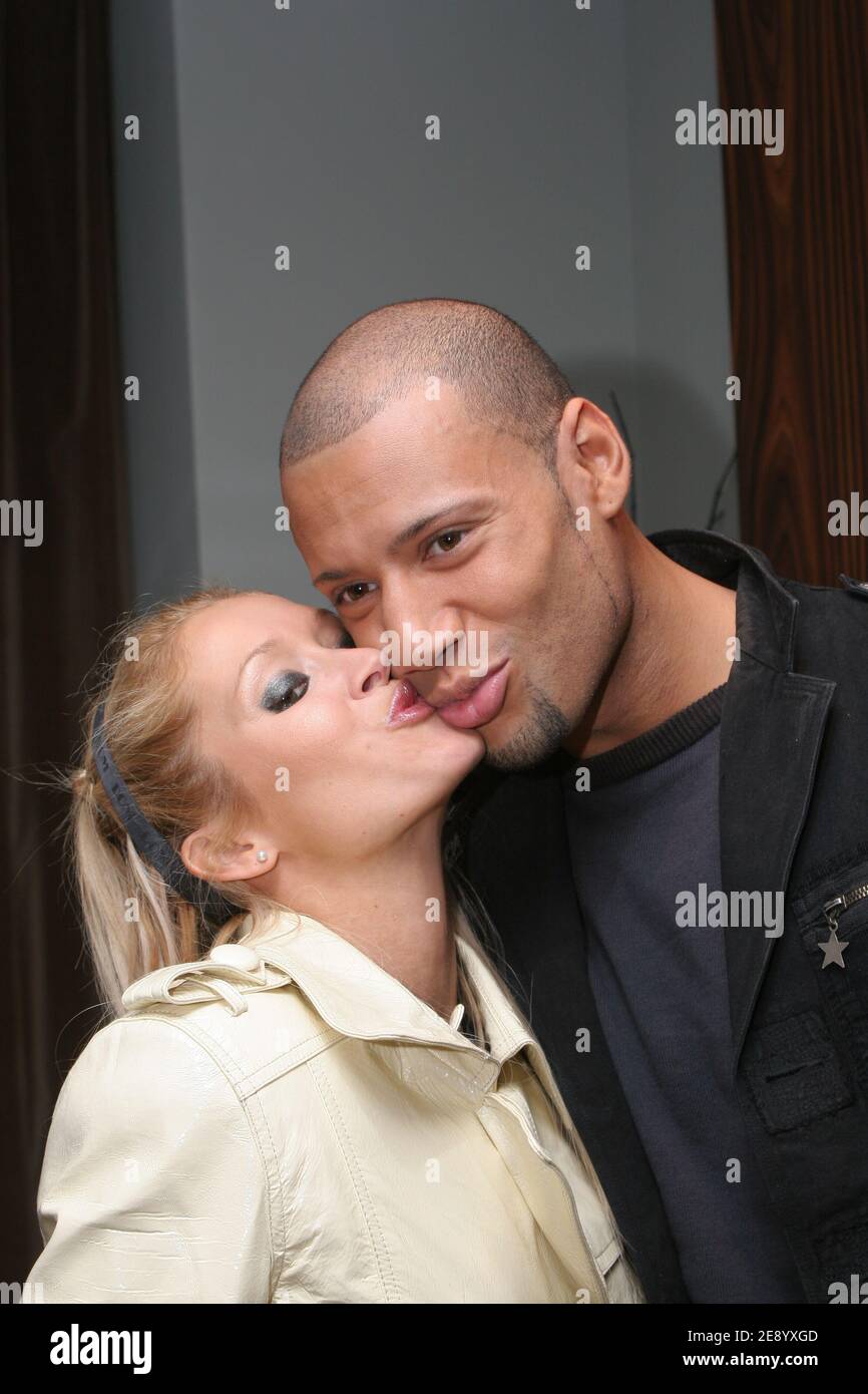 Tatiana and Xavier pose at the hotel 'Le Placide' in Paris, France on ...