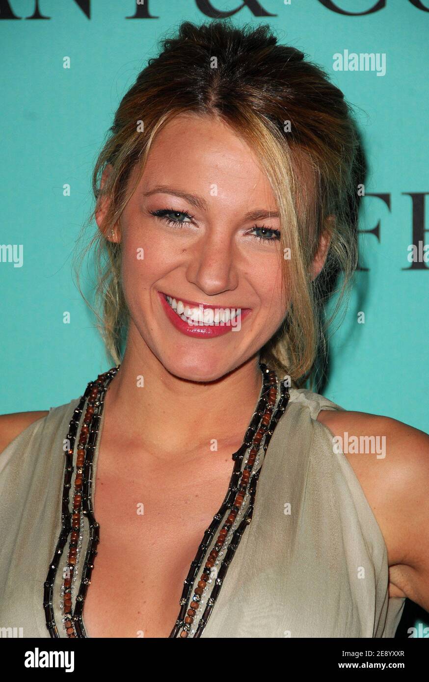 Actress Blake Lively attends the launch of the Tiffany and Co. 2008 ...