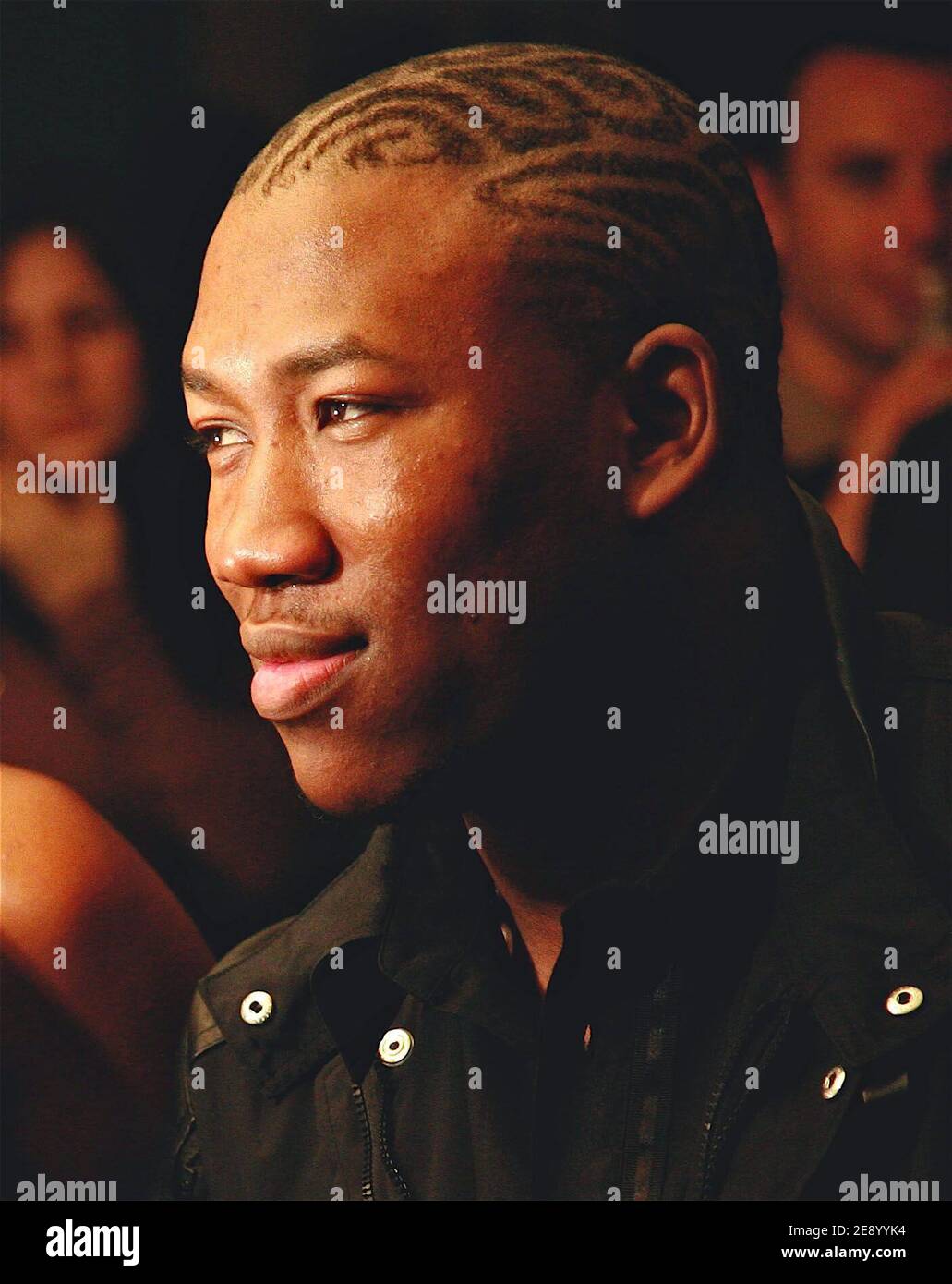 Singer Mokobe on the set of his clip 'C'est dans la joie' at La Plaine ...