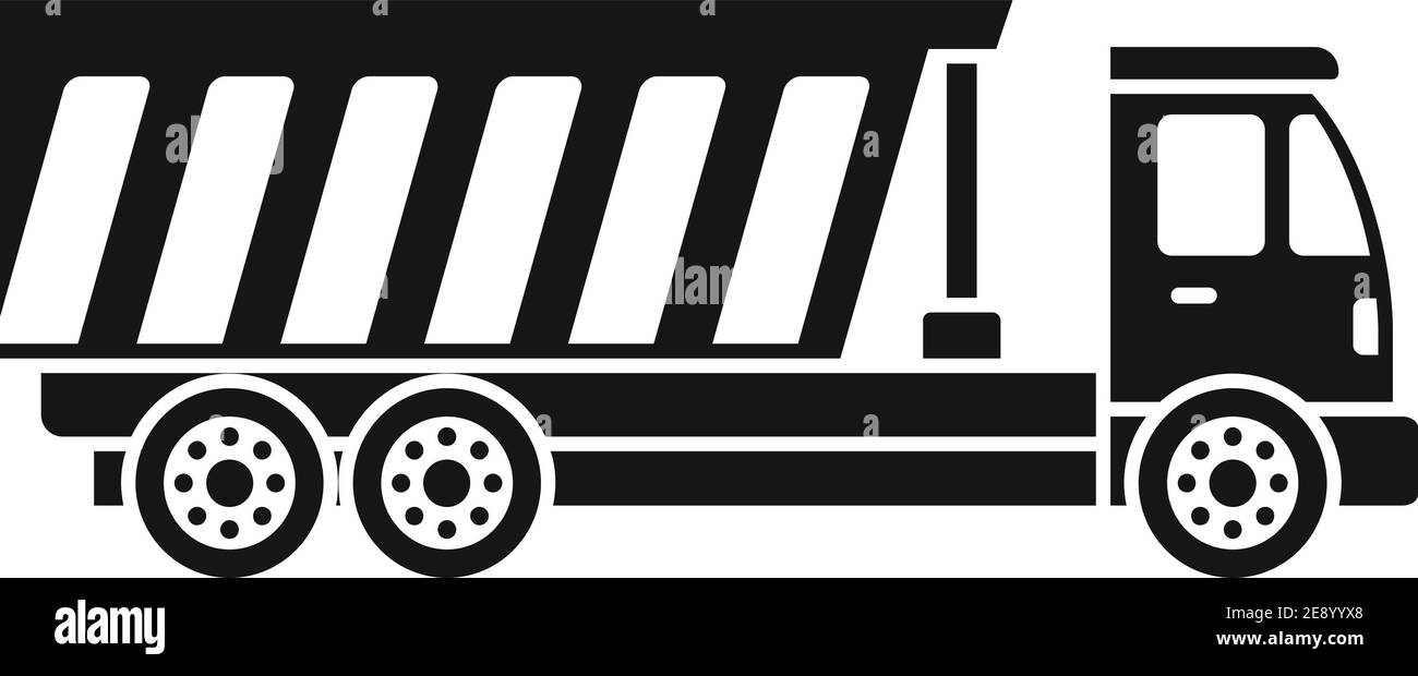 Tipper vehicle icon, simple style Stock Vector Image & Art - Alamy