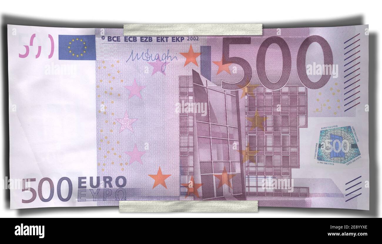 500 Euro Background Souvenir.Currency, European Union Currency, Number ...