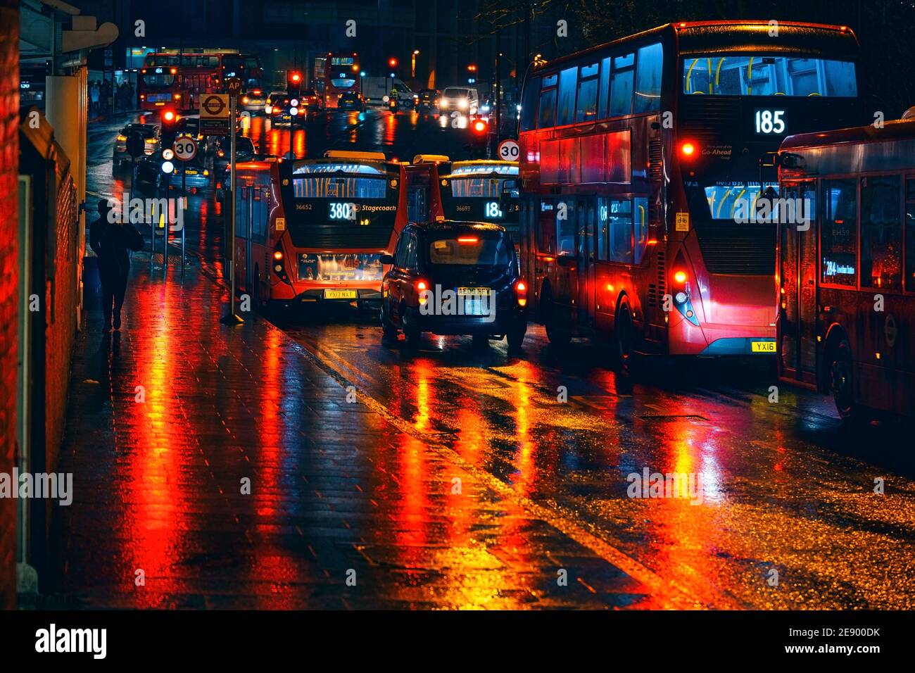 Red buses london concept hi-res stock photography and images - Alamy