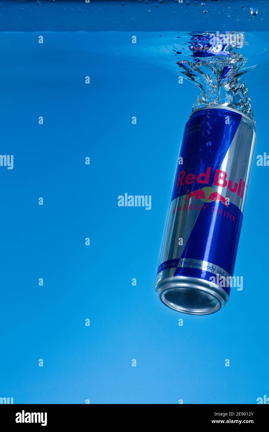 Red bull energy shot hi-res stock photography and images - Alamy