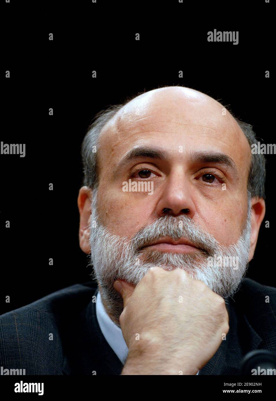 U.S. Federal Reserve Chairman Ben Bernanke speaks before a Joint ...