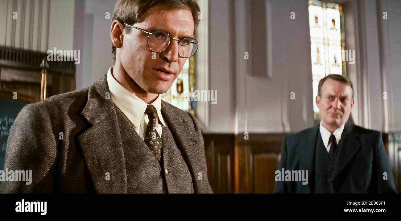 USA. Harrison Ford and Denholm Elliott in a scene from the (C)Paramount ...