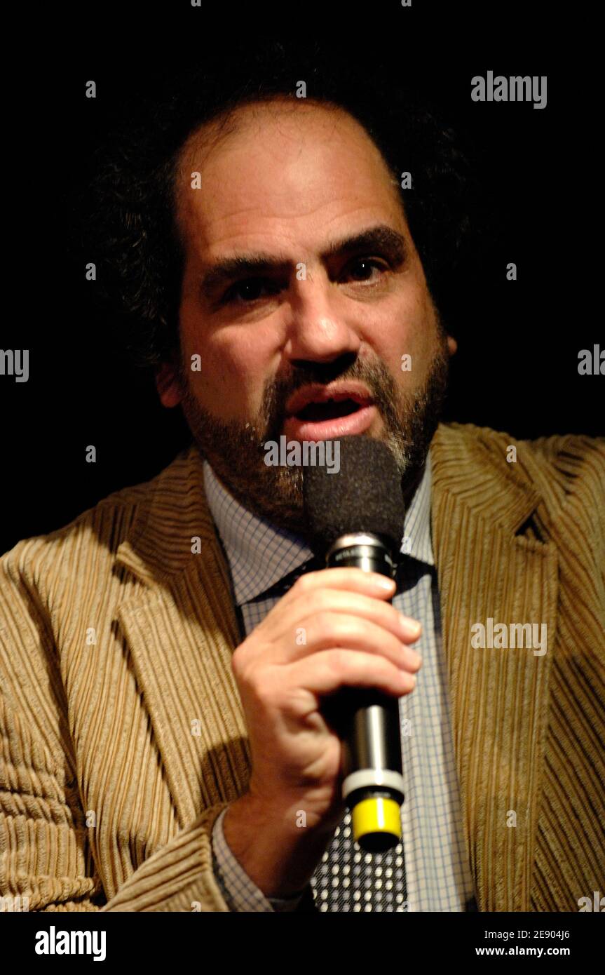 Philippe Gault attends a press conference of Radio unions and Radio ...