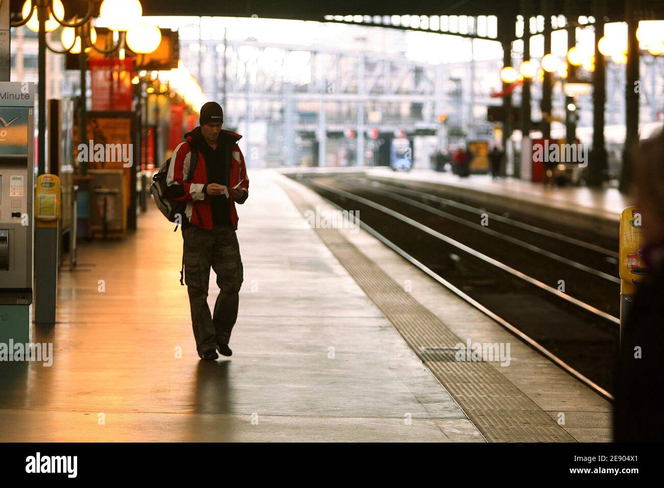 A view of the 'Gare du Nord' railway station in Paris, France on ...