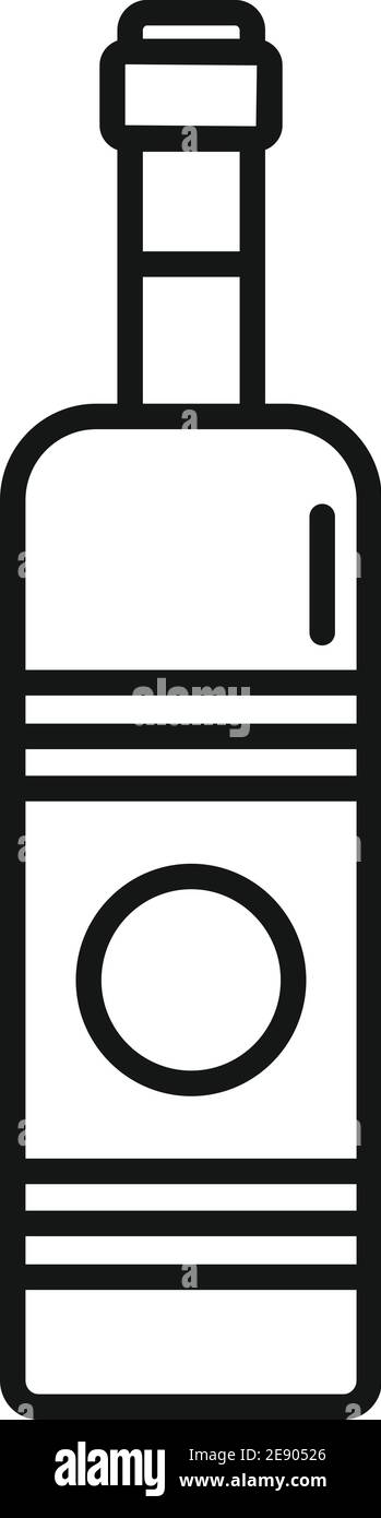 Wine glass icon, outline style Stock Vector Image & Art - Alamy