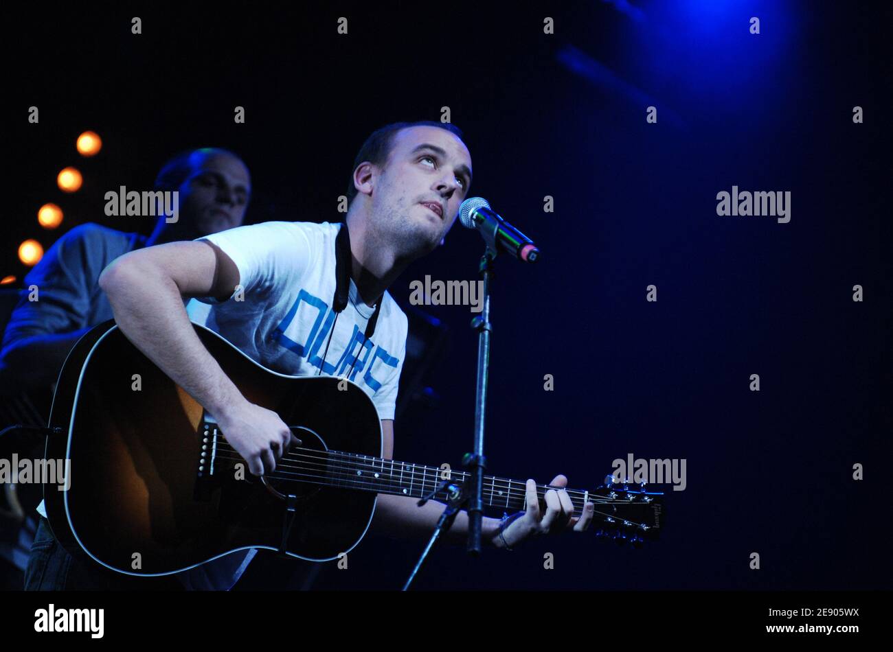Singer Ours performs live on stage during the 'Prix Constantin 2007 ...