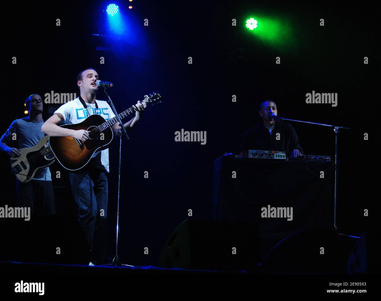 Singer Ours performs live on stage during the 'Prix Constantin 2007 ...