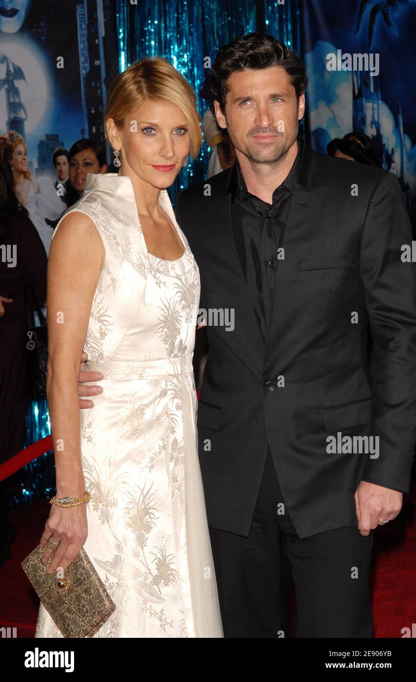 Patrick Dempsey and wife Jill Fink attend the premiere of Walt Disney's ...