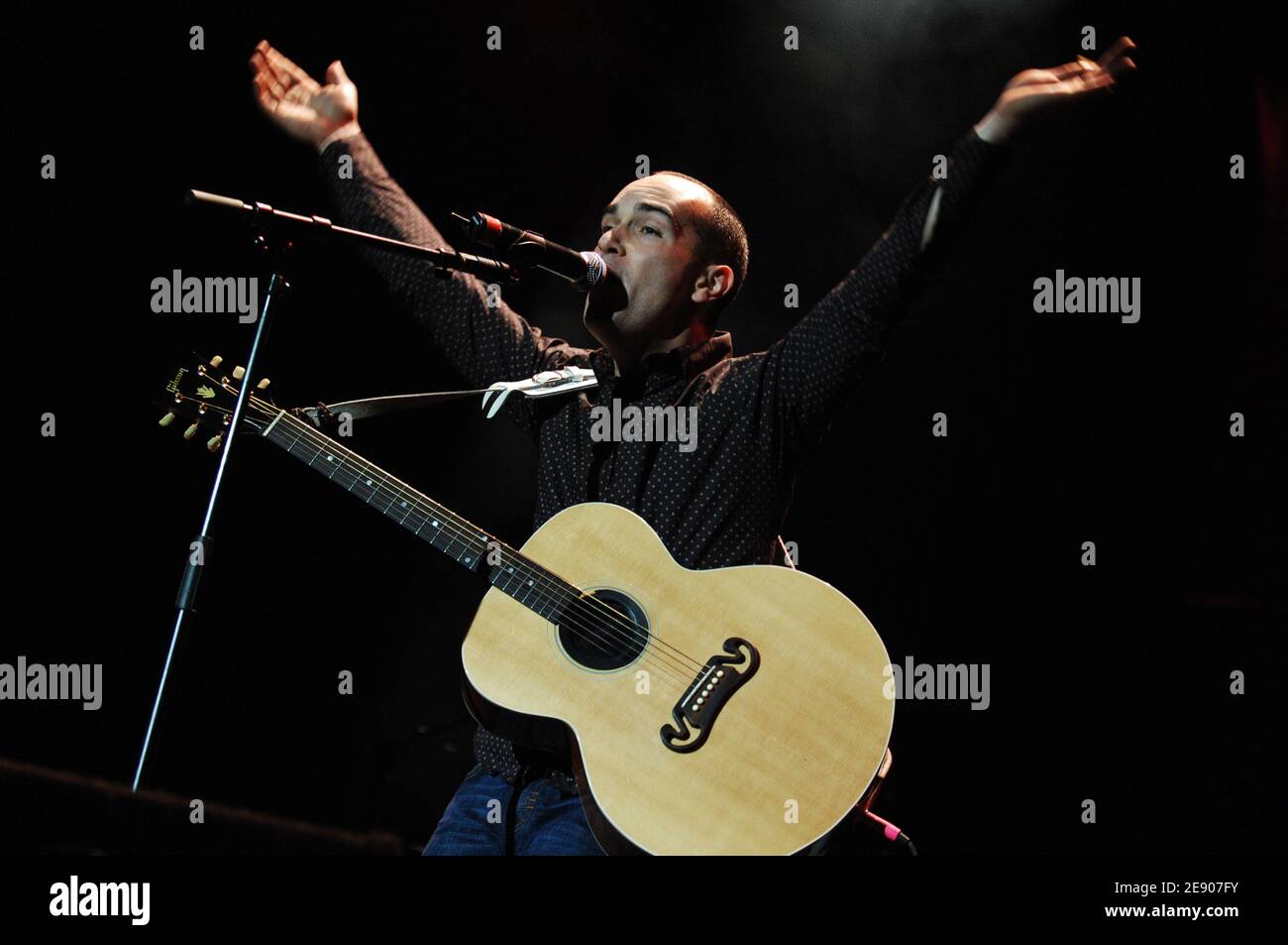 Singer Aldebert performs live on stage during the 'Free Ingrid ...