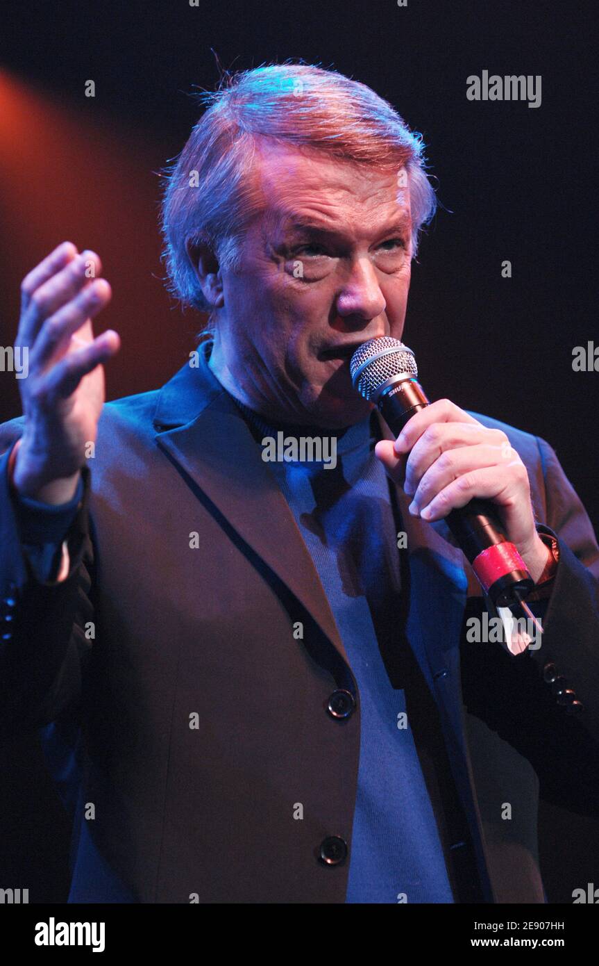 Singer Salvatore Adamo performs live on stage during the 'Free Ingrid ...