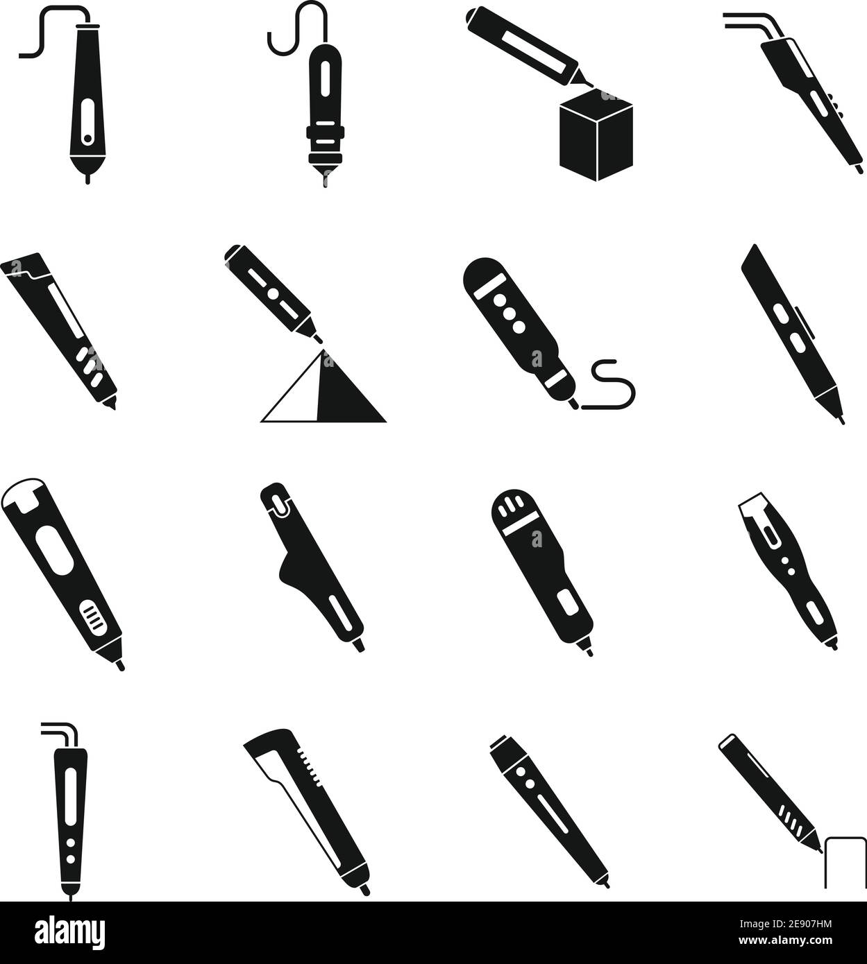 3d pen model Stock Vector Images - Alamy