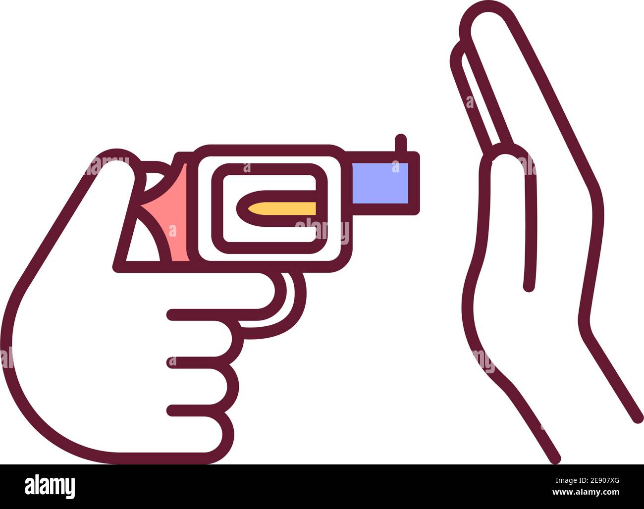 Stop gun violence Stock Vector Images - Alamy