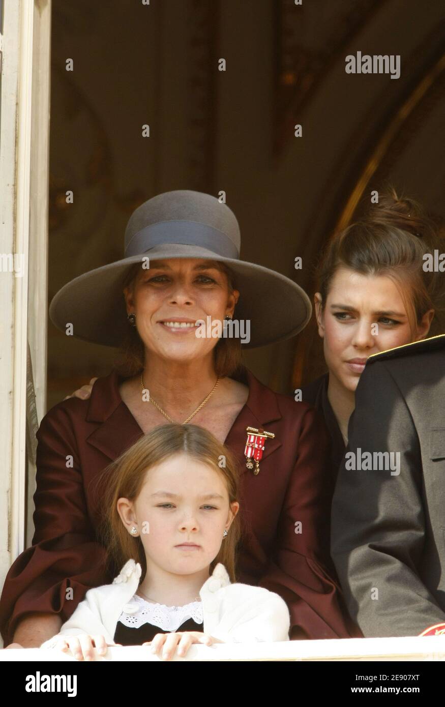 Princess Caroline with her 2 daughters, Princess Alexandra and ...