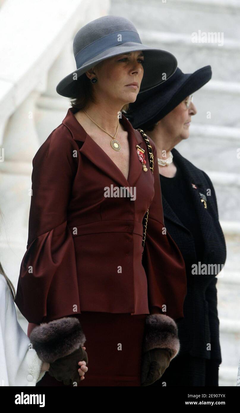 Princess Caroline is seen during the official ceremony inside the ...