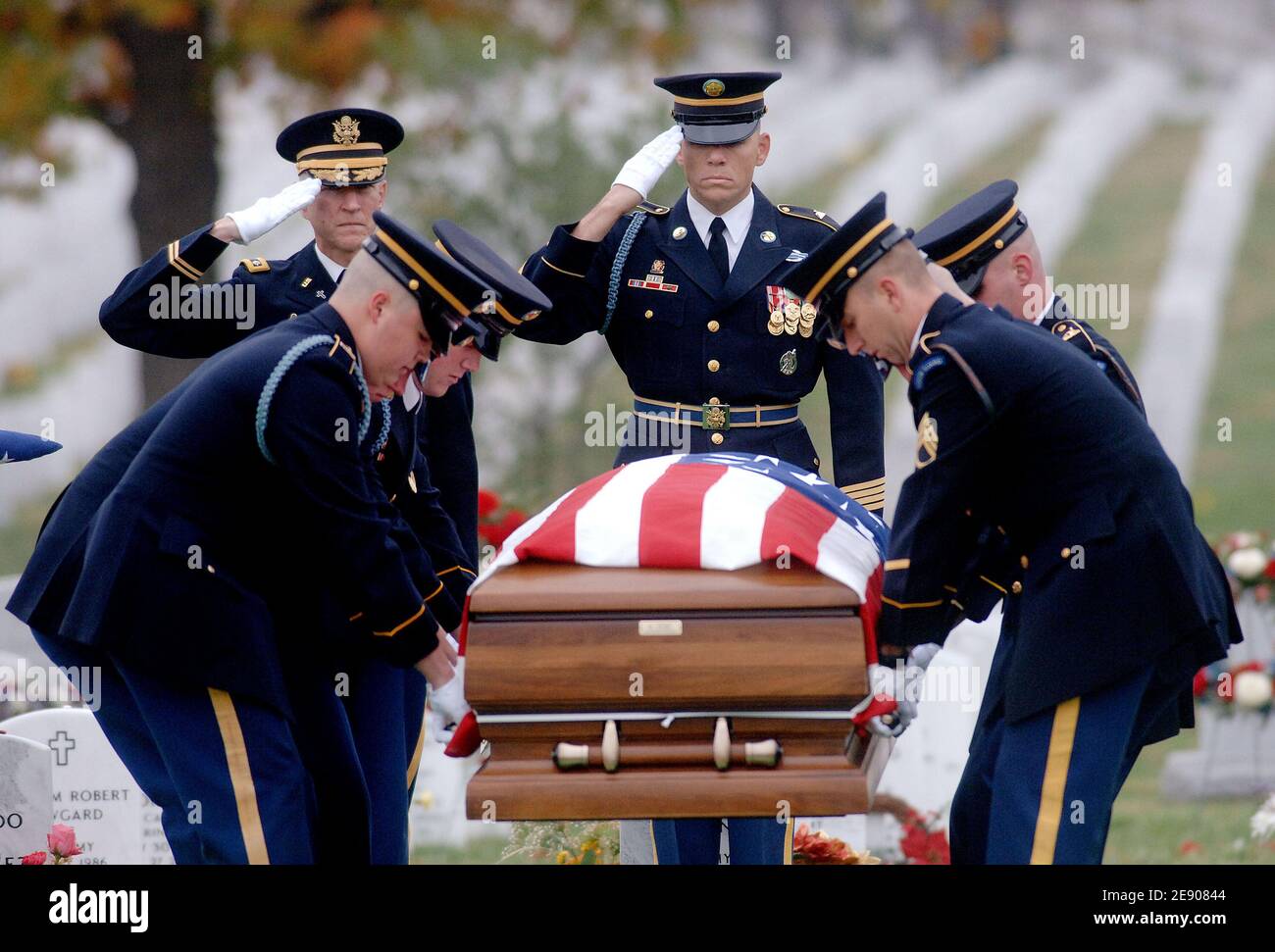 Arlington National Cemetery holds a burial for Army Staff Sgt. John D ...