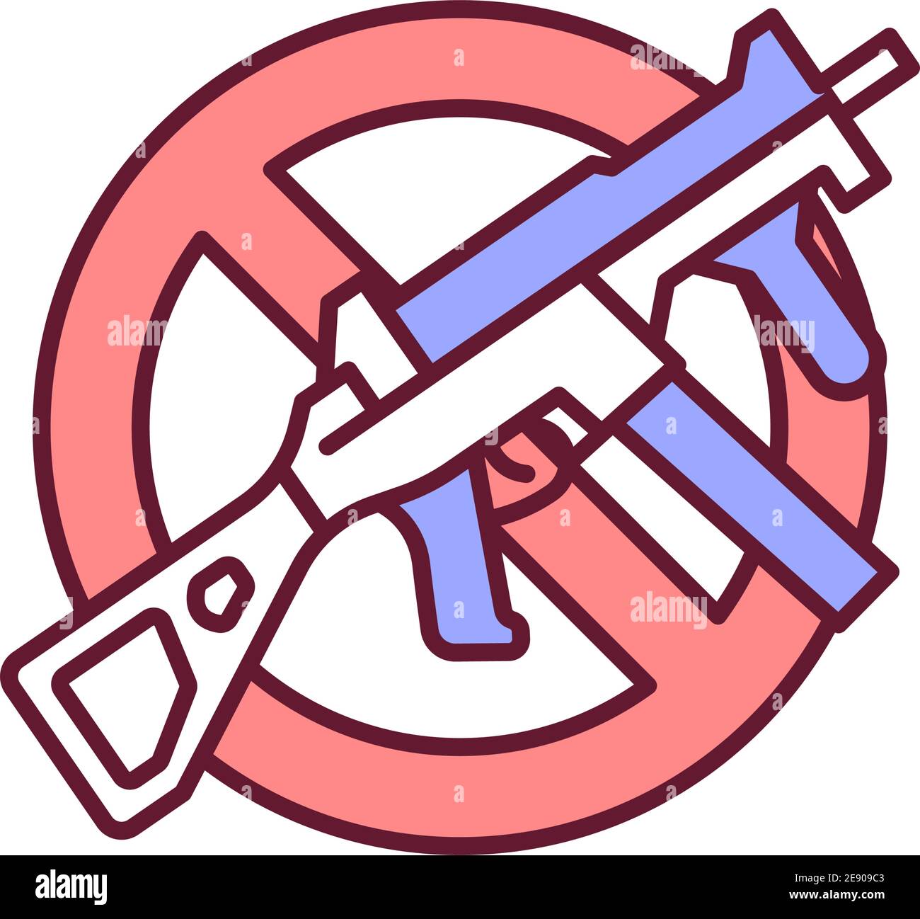 Ban assault rifles Stock Vector Images - Alamy