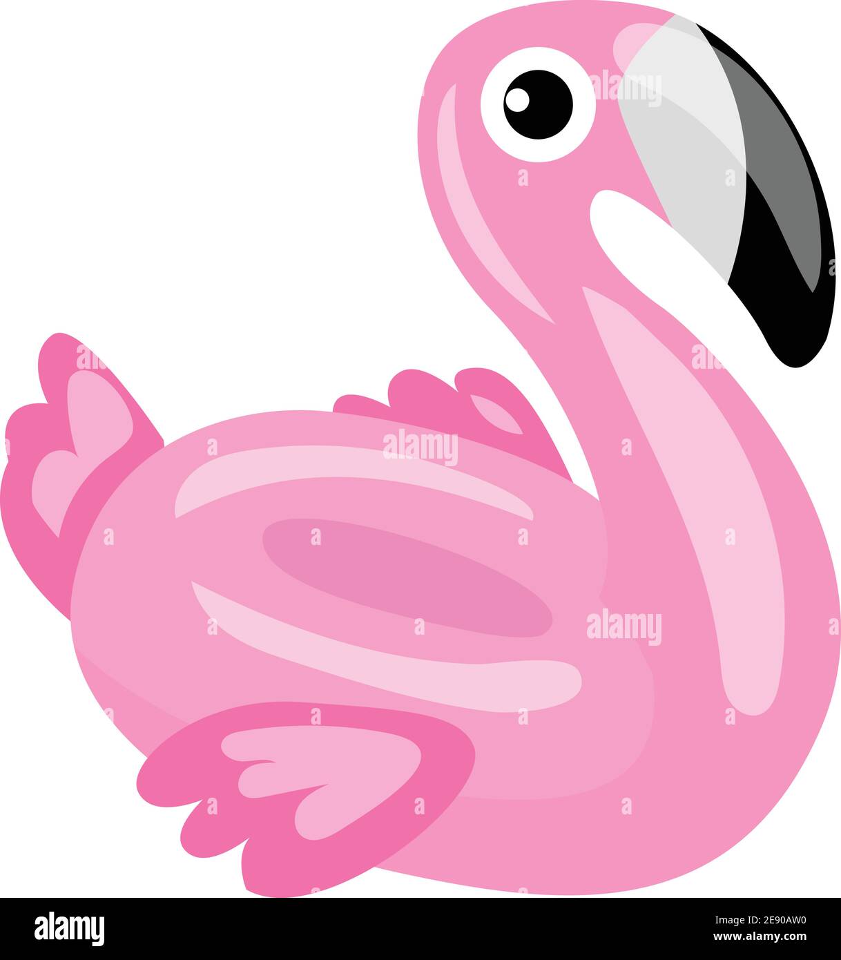 Pink flamingo plastic Stock Vector Images - Alamy