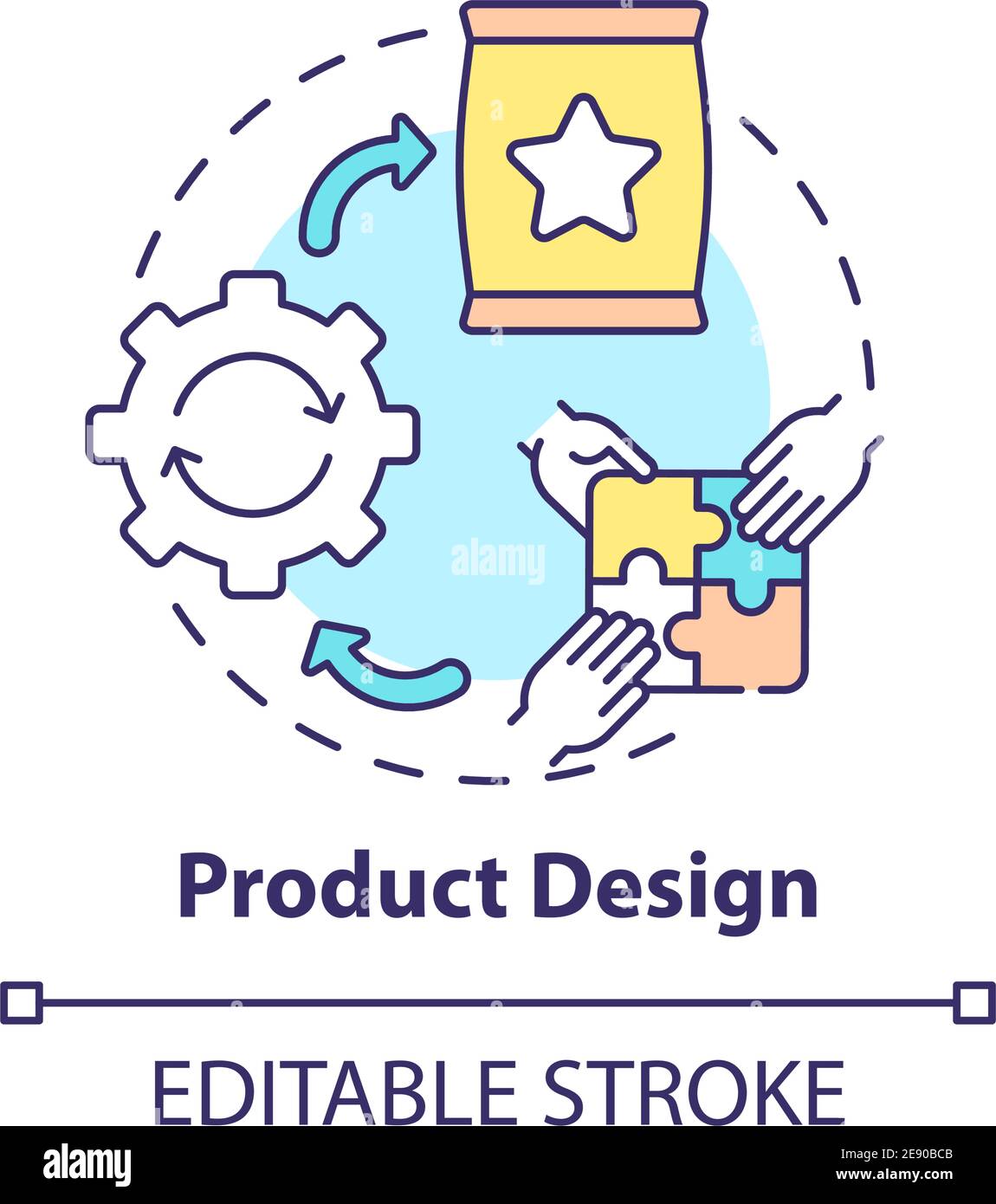 Product design concept icon Stock Vector Image & Art - Alamy